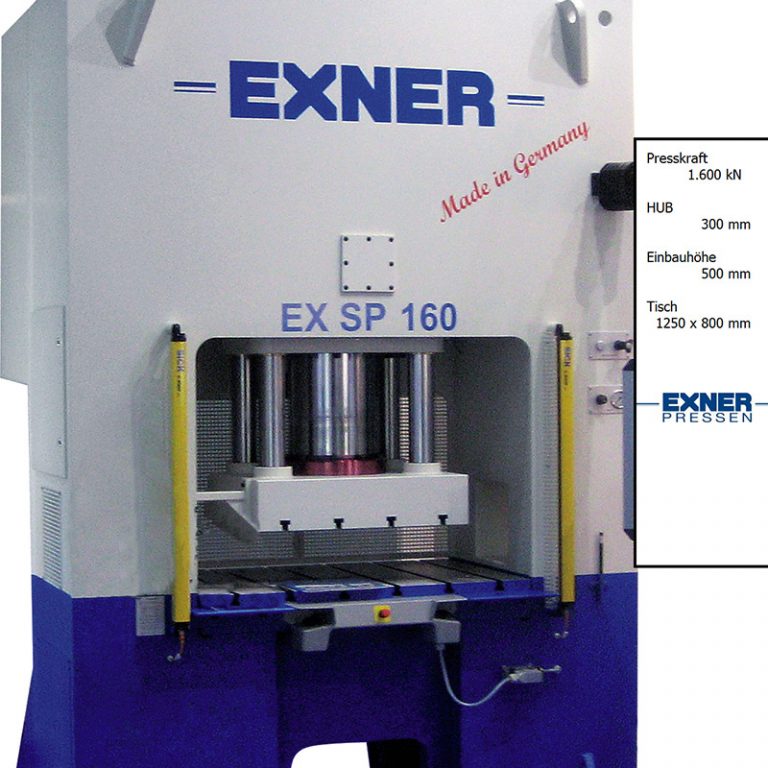 EXNER HYDRAULIC DOUBLE SIDED PRESS Type EX 160 - Schubert Group